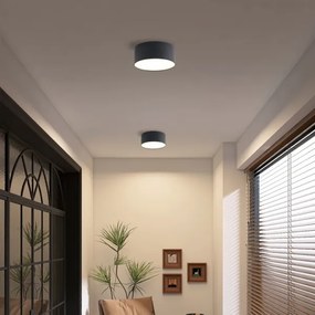 Brilagi - LED Koupelnové stropní svítidlo FORIS LED/20W/230V pr. 15 cm čern IP44