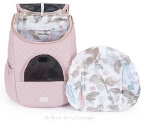 Pet Amour Cestovní batoh pro psy a kočky Alice růžový Velikost: M