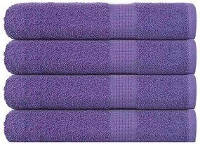 Saunové osušky FROGN 4 ks fialové 80x200 cm 360 g/m² 136888