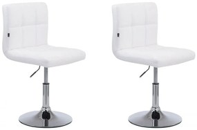 Bhm germany Barová židle Palm (SET 2 ks), bílá