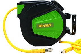 Procraft HK20 - samonavíjecí buben s hadicí na stlačený vzduch, 20m