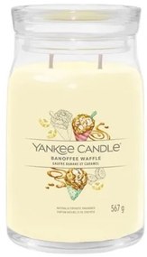 Aromatická svíčka, Yankee Candle Signature Banoffee Waffle, hoření až 90 hod