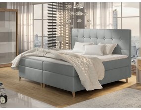 Kontinetální postel Crete, Rozměr postele: 200 x 200 cm, Barva:: Magic Velvet 2217