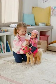 ZAPF CREATION BABY born Kůň Cutie s přepravní stájí / od 3 let