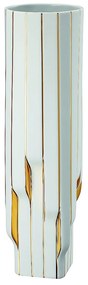 ROSENTHAL STRIP ZAHA HADID Váza bílo-zlatá 45 cm +