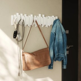 Bílý plastový nástěnný věšák 72 cm Sticks – Umbra