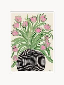 Zarámovaný digitální tiskový plakát Tulips 1