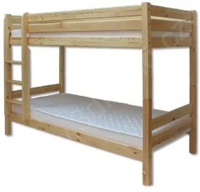 Drewmax Dřevěná postel 80x200 LK136 palanda gray