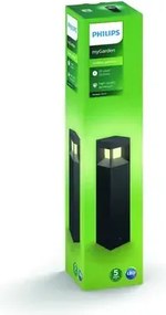 Philips 16481/30/P0 Parterre LED 1x8W 40cm černá / Venkovní sloupkové