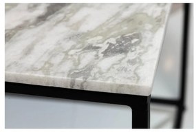 Massive home | Konferenční stolek ELEMENTS NOBLES 50 CM bílý mramor
