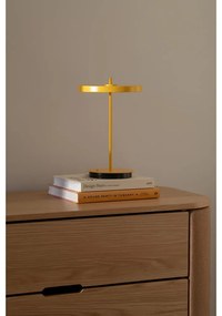 Žlutá kovová LED stolní lampa s kovovým stínidlem (výška 31 cm) Asteria Move – UMAGE