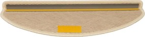 Samolepicí nášlapy na schody sisal 15 ks 65 x 21 x 4 cm berber 326881