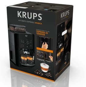 Automatický kávovar Krups Arabica EA811E10 šedý