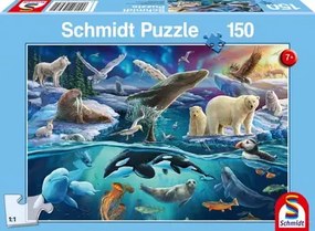 SCHMIDT Puzzle Arktická zvířata / 150 dílků / 43,2 x 29,1 cm