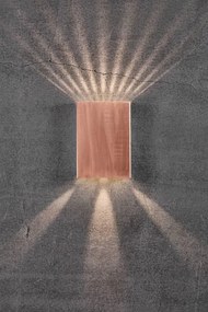 NOR 2019051030 Venkovní nástěnné svítidlo Fold 15 2x5W LED měď čirá - NORDLUX