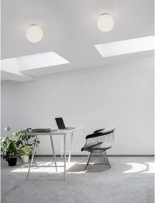 Bílé skleněné stropní svítidlo Nevoso – Nova Luce