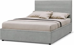 Postel Fro Line 160x200 s roštem, úložným prostorem Mono 246, šedá