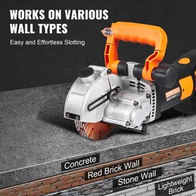 42 mm elektrický nástěnný řezací stroj na drážkování stěn 4800 W