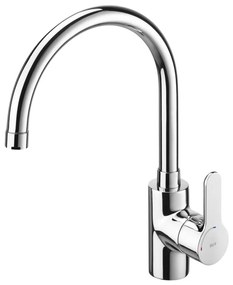 Roca A5A8409C00 - Dřezová baterie L20 32,5 cm lesklý chrom A5A8409C00