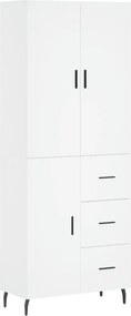 Skříň highboard bílá 69,5 x 34 x 180 cm kompozitní dřevo 3195915