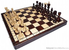 dřevěné šachy tradiční Asy 115 mad