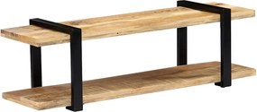 TV stolek 130 x 40 x 40 cm masivní mangovníkové dřevo 247883