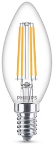 Philips Classic LED E14 B35 6,5W 2700K čirá