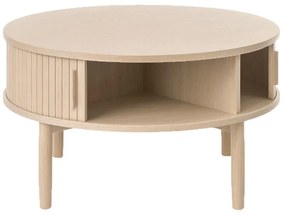 Designový konferenční stolek Palomino 85 cm bílý dub