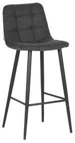 LABEL51 Barová židle Jelt - antracitová
