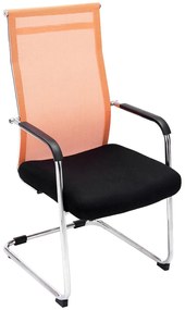 Kancelářská židle Worsley - síťovaný potah | oranžová