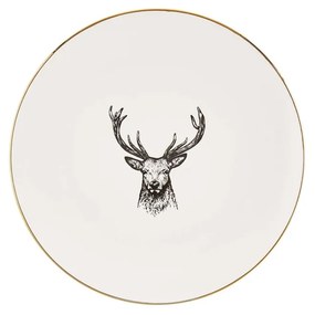 Butlers ALPINE LODGE Snídaňový talíř jelen 21,5 cm