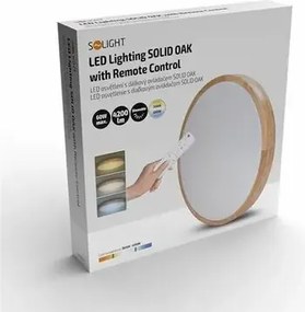 Solight W08010 LED osvětlení s dálkovým ovladačem Solid Oak / 60W / 42