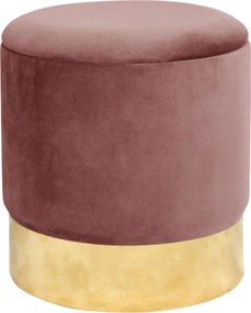 Taburet Golden růžová
