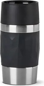 Emsa TRAVEL MUG Compact černá / Termohrnek / nerezová ocel / 0,3 l