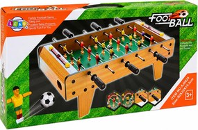 LEAN Toys Stolní fotbal – hra na zručnost, mini stolní fotbalový stůl ze dřeva, 50 cm