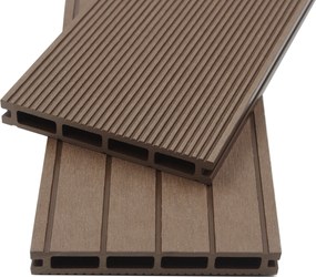 Home Deluxe WPC terasová prkna Samana (2m², tmavě hnědá)