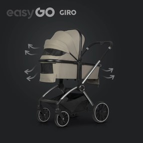 Kombinovaný kočárek EasyGo Giro 2v1 Savana Beige