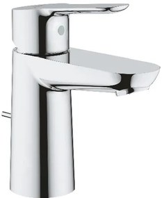 Grohe BauEdge - Umyvadlová baterie s výpustí, chrom 23328000