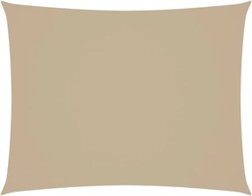 Stínící plachta oxfordská látka obdélníková 3,5 x 5 m béžová 135160
