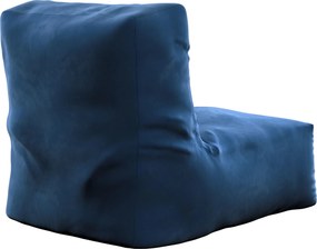 Vakové křeslo s výběrem látky barva tmavě modrá látka lesklé, sametová