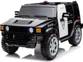 Eljet Dětské elektrické auto policie RANGER černá / 60W / rychlost 3-7