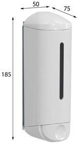 MARPLAST MARPLAST, SHOWER MEDIUM dávkovač tekutého mýdla 250ml, bílá, A94701