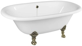 Polysan - Volně stojící vana Regata, 175x85x61 cm, nohy bronz 10121