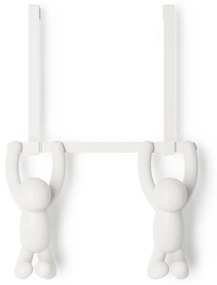 Bílý plastový věšák na dveře 22 cm Buddy – Umbra