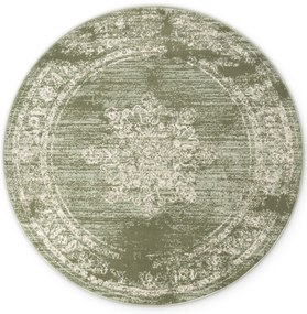 Hanse Home, Kusový koberec Gloria Lydia 106255 Mint kruh, 160x160 (průměr) kruh, zelená, chodba / předsíň
