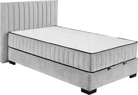 XXXLutz AMERICKÁ POSTEL, 120/200 cm, světle šedá MID.YOU - Postele s úložným prostorem - 002220053902