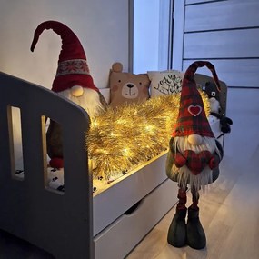 LED vánoční girlanda na stromeček zlatá