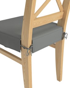 Sedák na židli IKEA Ingolf barva šedá