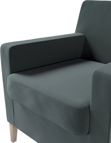 Potah na křeslo IKEA Karlstad barva zelená látka sametová