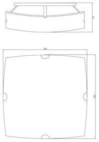 Globo 40403-2 - Stropní svítidlo PARANJA 2xE27/60W/230V